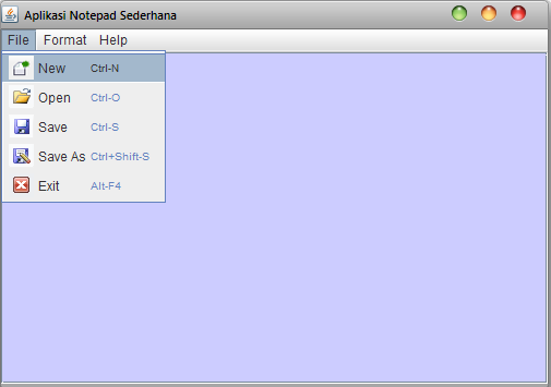 Aplikasi Notepad Sederhana Menggunakan Bahasa Java di Netbeans | Muhammad Syarif